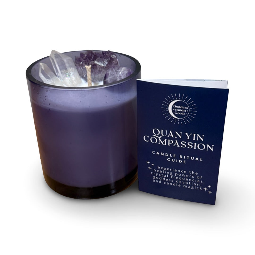 Quan Yin Compassion Devotional Candle – GODDESS MOON GOODS